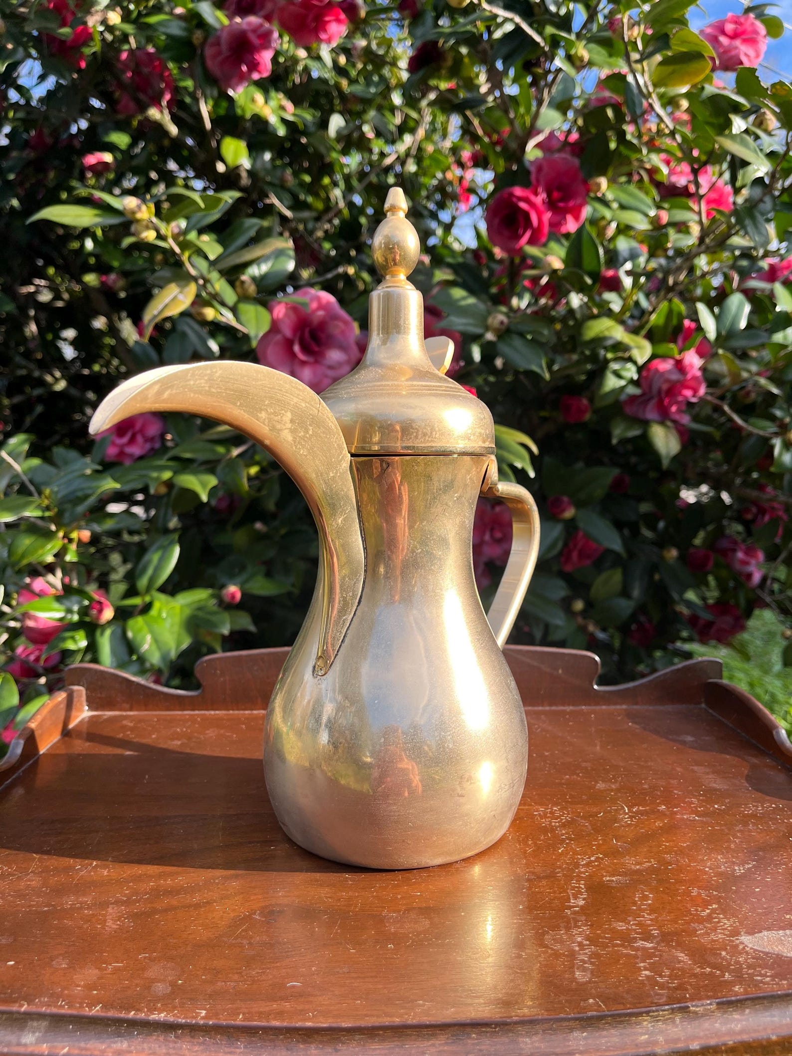 Traditional Brass Dallah Coffee Pot, Islamic Turkish Tea Kettle ...