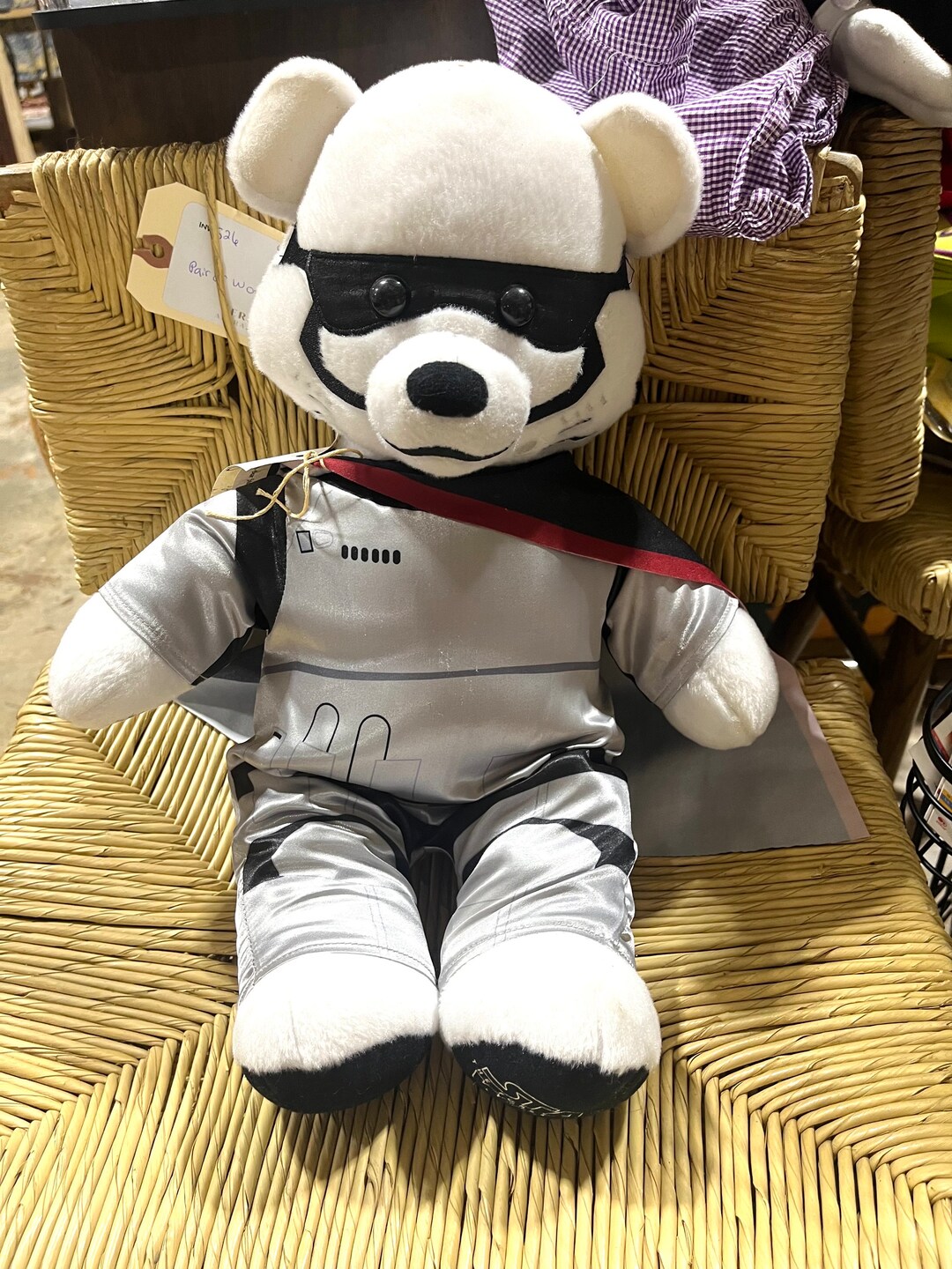 Star Wars Build a Bear Plush Toy, Darth Vader Bear, Light Saber Teddy ...