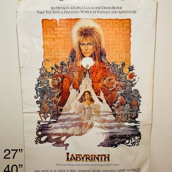 Labyrinth Poster - Etsy UK