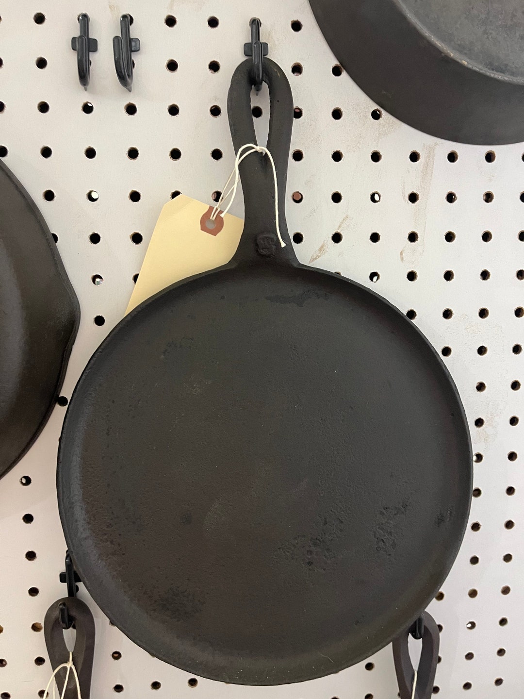 Restored Cast Iron Gatemarked Griddle, Vintage Kitchenware, 1800s ...