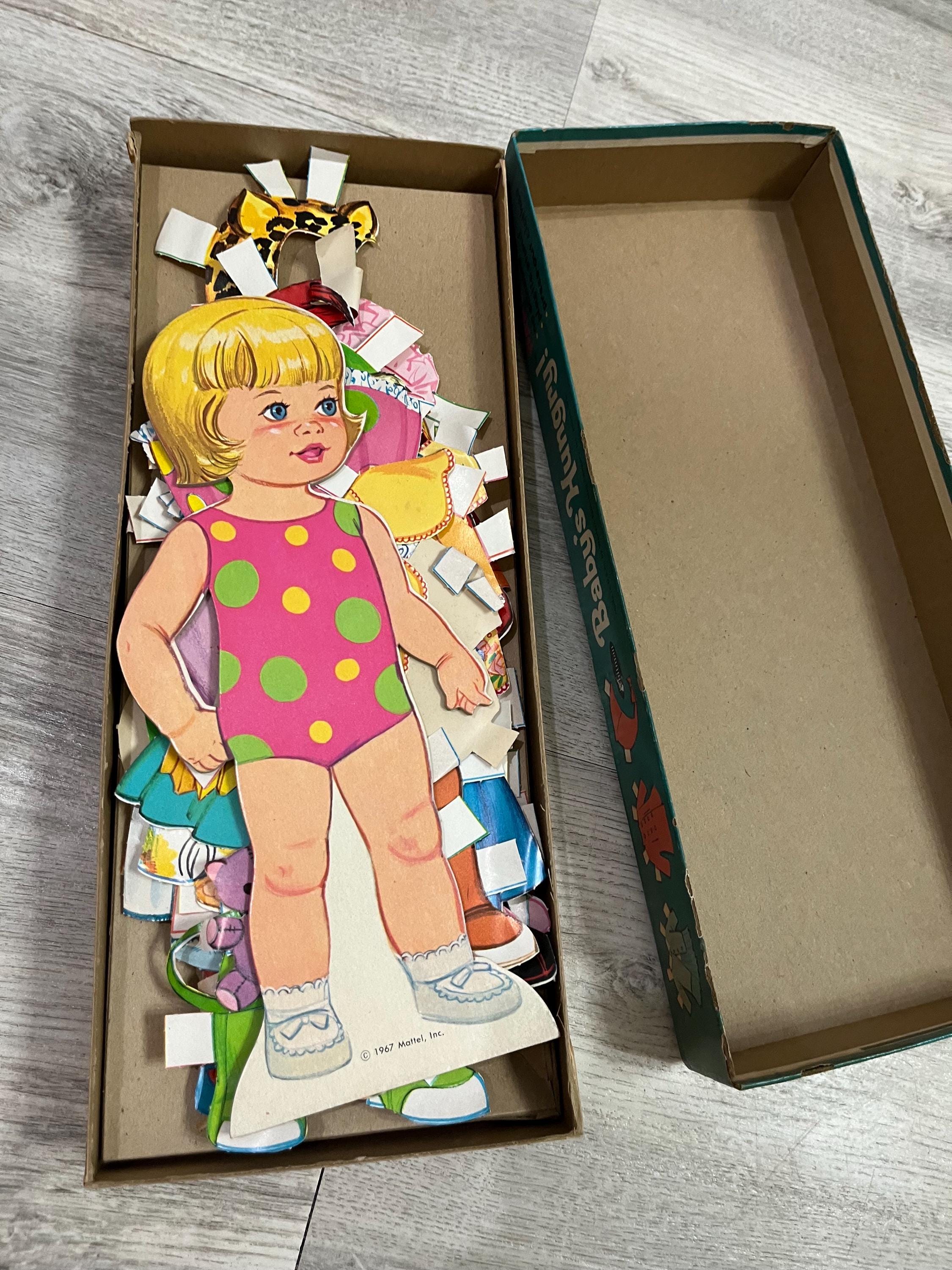 Original 1960's Paper Doll Cutouts, Classic Doll Play Set, Retro ...