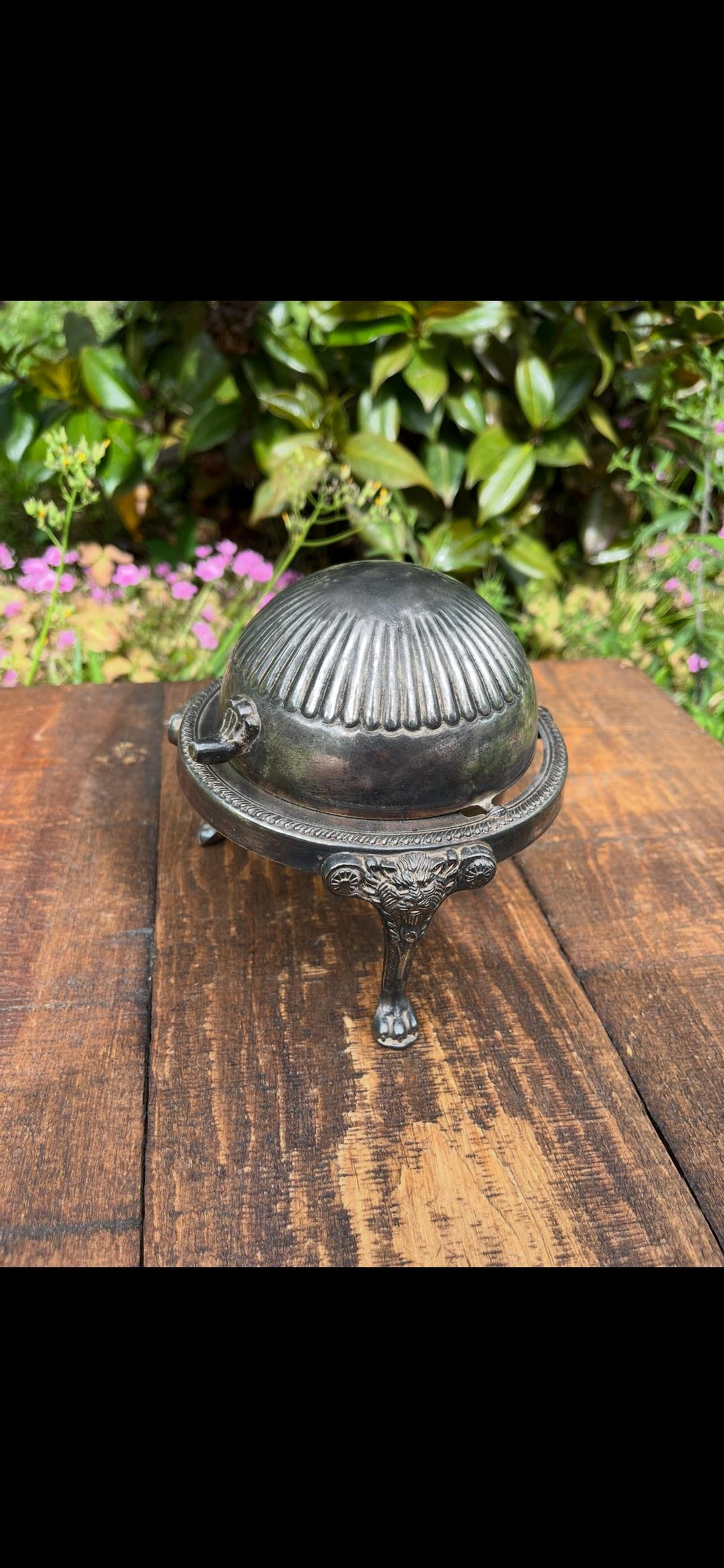 Leonard Silver Plate Roll Top Butter Dish – Vintage Dome Butter Server ...