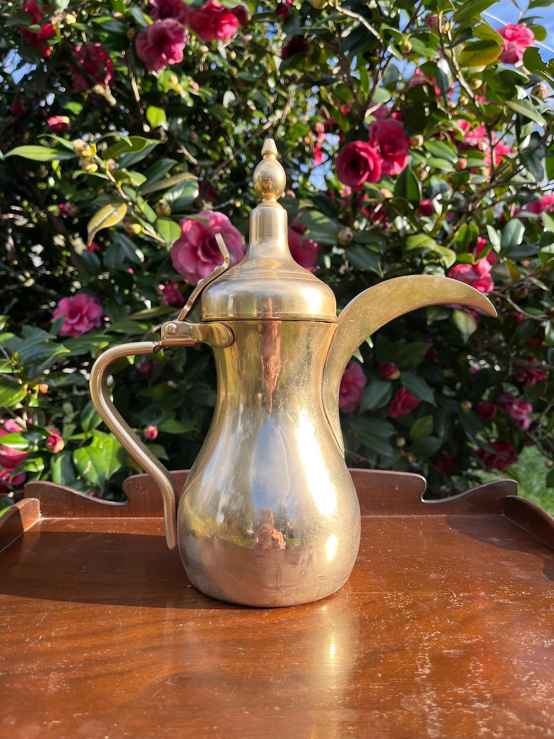Traditional Brass Dallah Coffee Pot, Islamic Turkish Tea Kettle ...