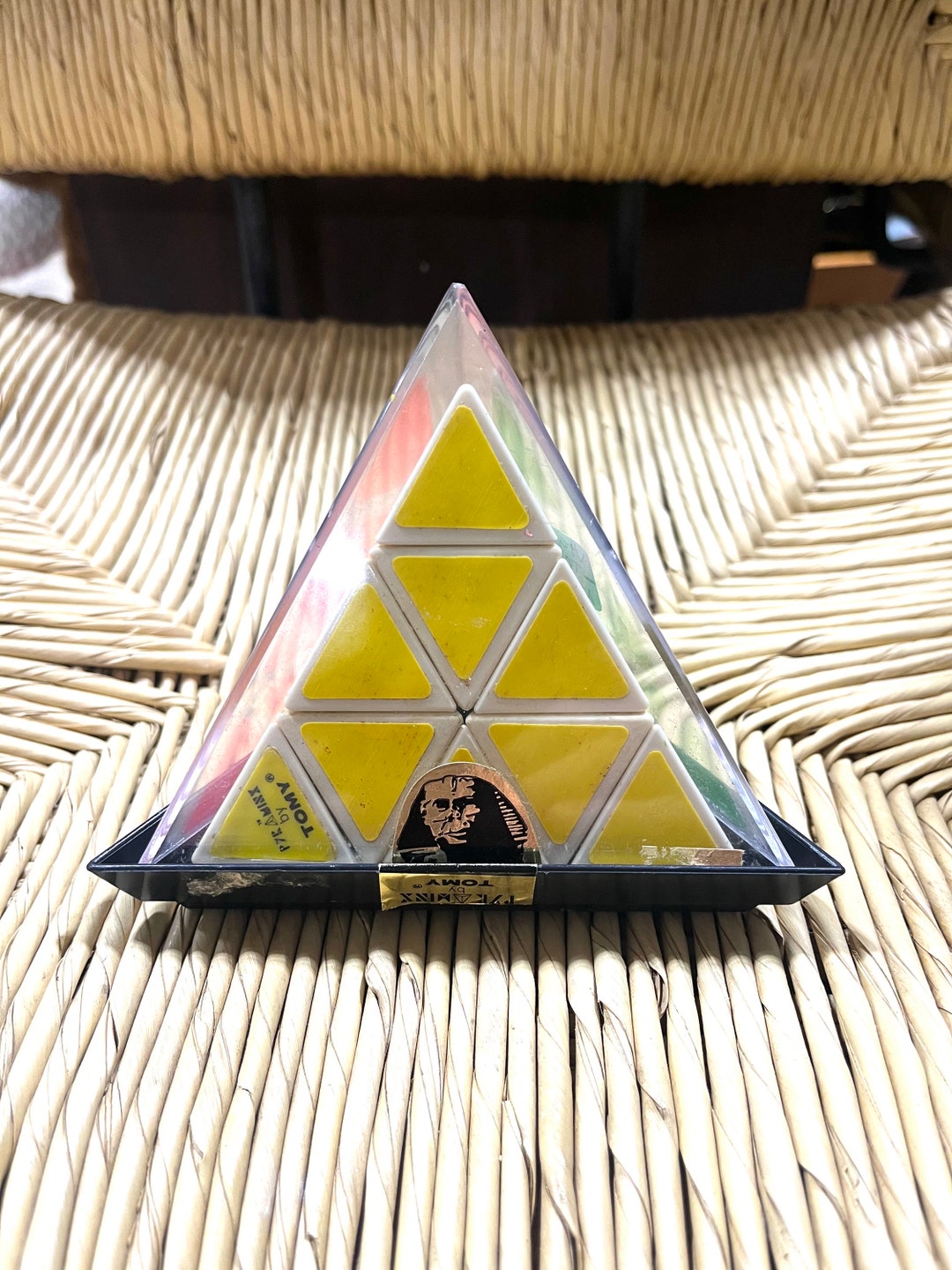 Pyramix Tomy Toy Rubik's Cube Puzzle, Pyramid Shape Puzzle Game, Brain ...