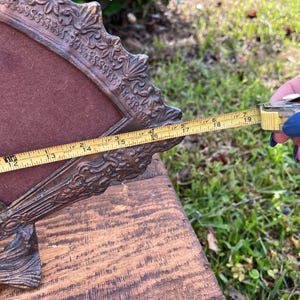 Antique Bronze Fan-shaped Picture Frame – Ornate Rococo Style With ...