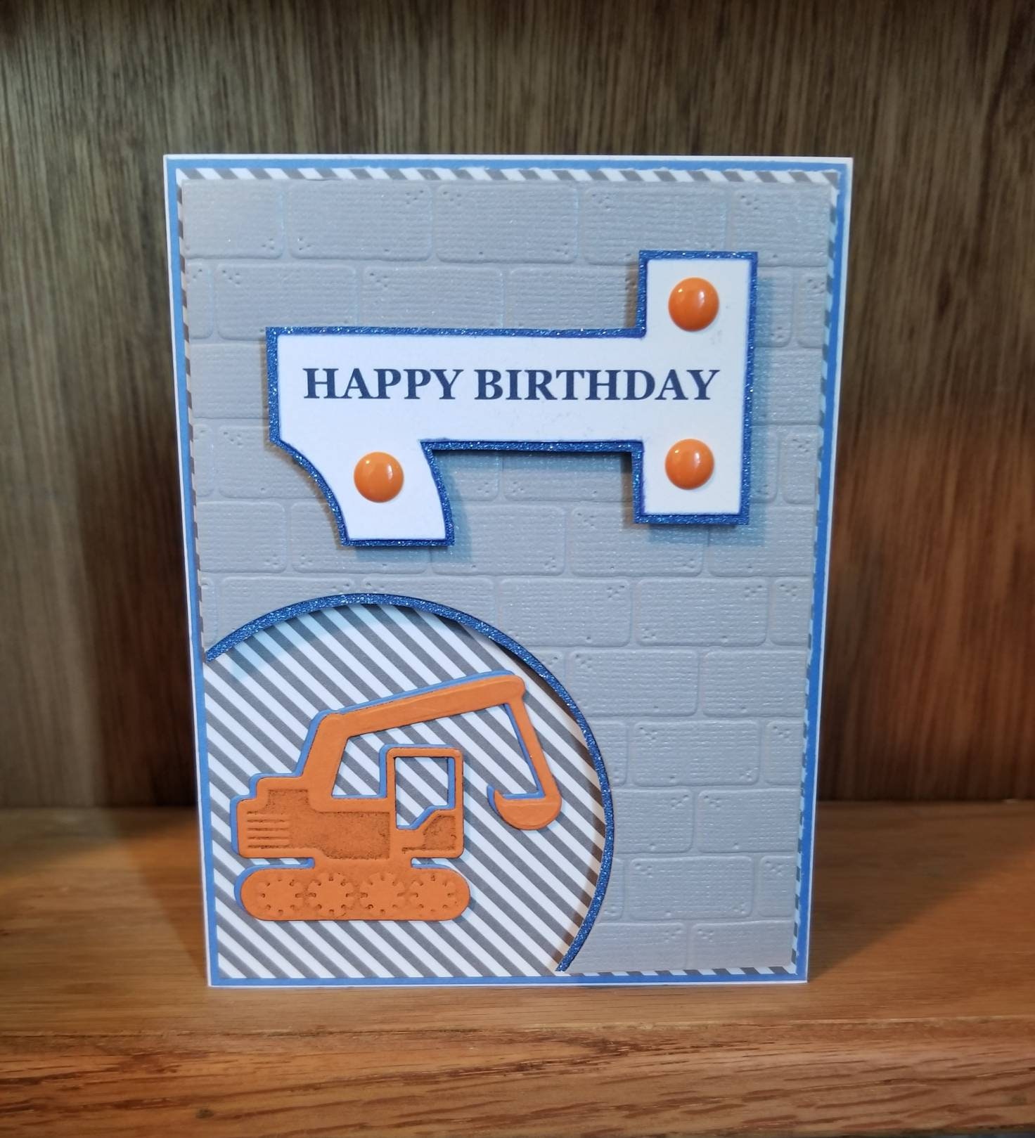 Construction Birthday Card - Etsy