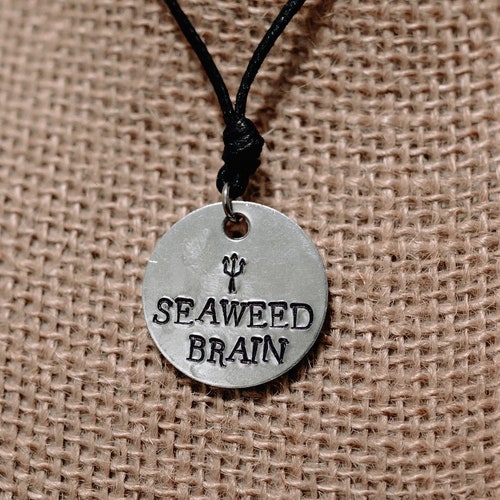 Percy Jackson Inspired seaweed Brain Necklace - Etsy
