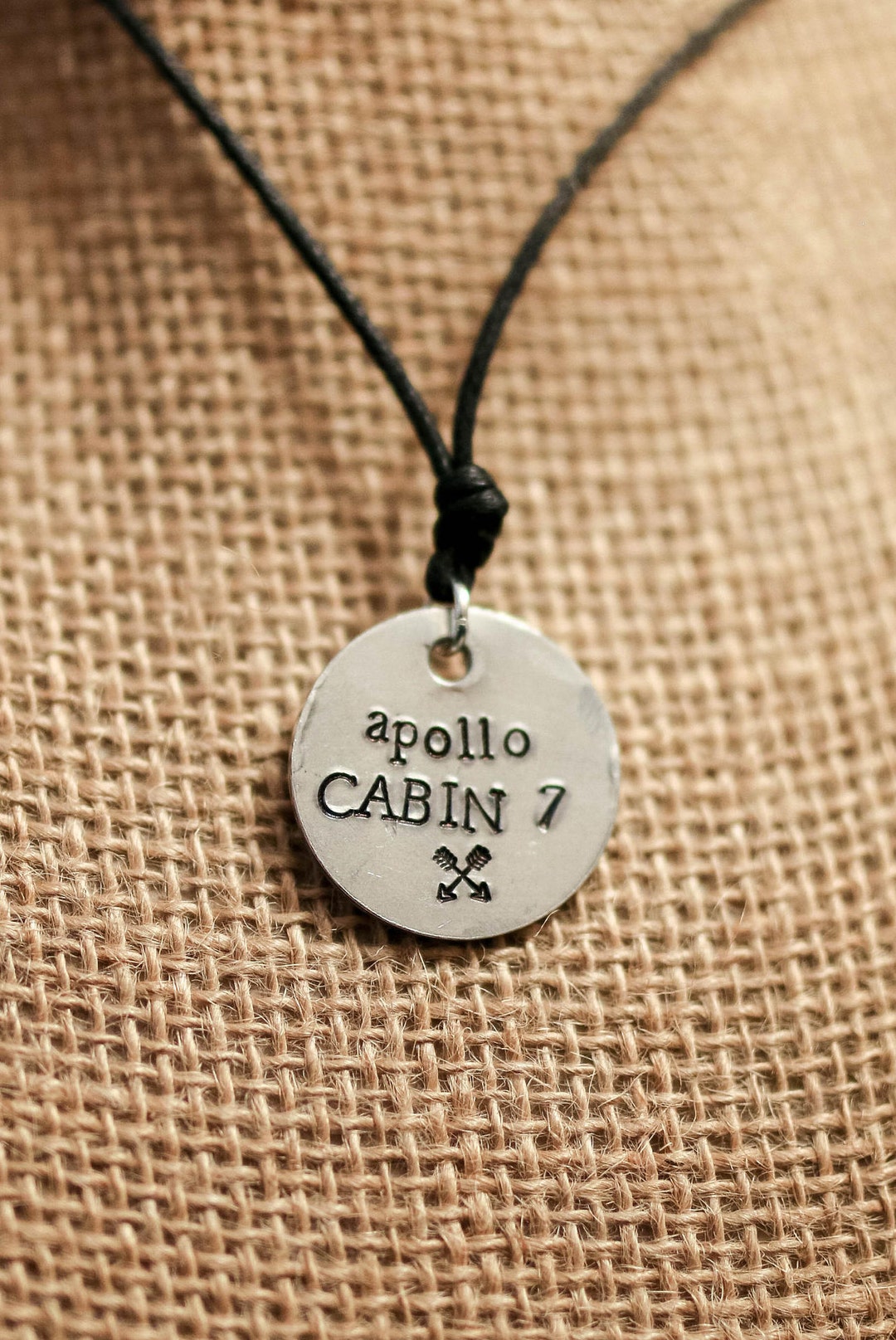 Percy Jackson Inspired "apollo Cabin 7" Necklace - Etsy