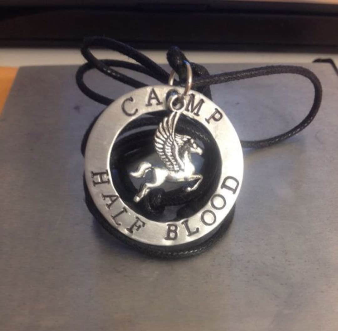 Percy Jackson Inspired "camp Half-blood" Necklace - Etsy
