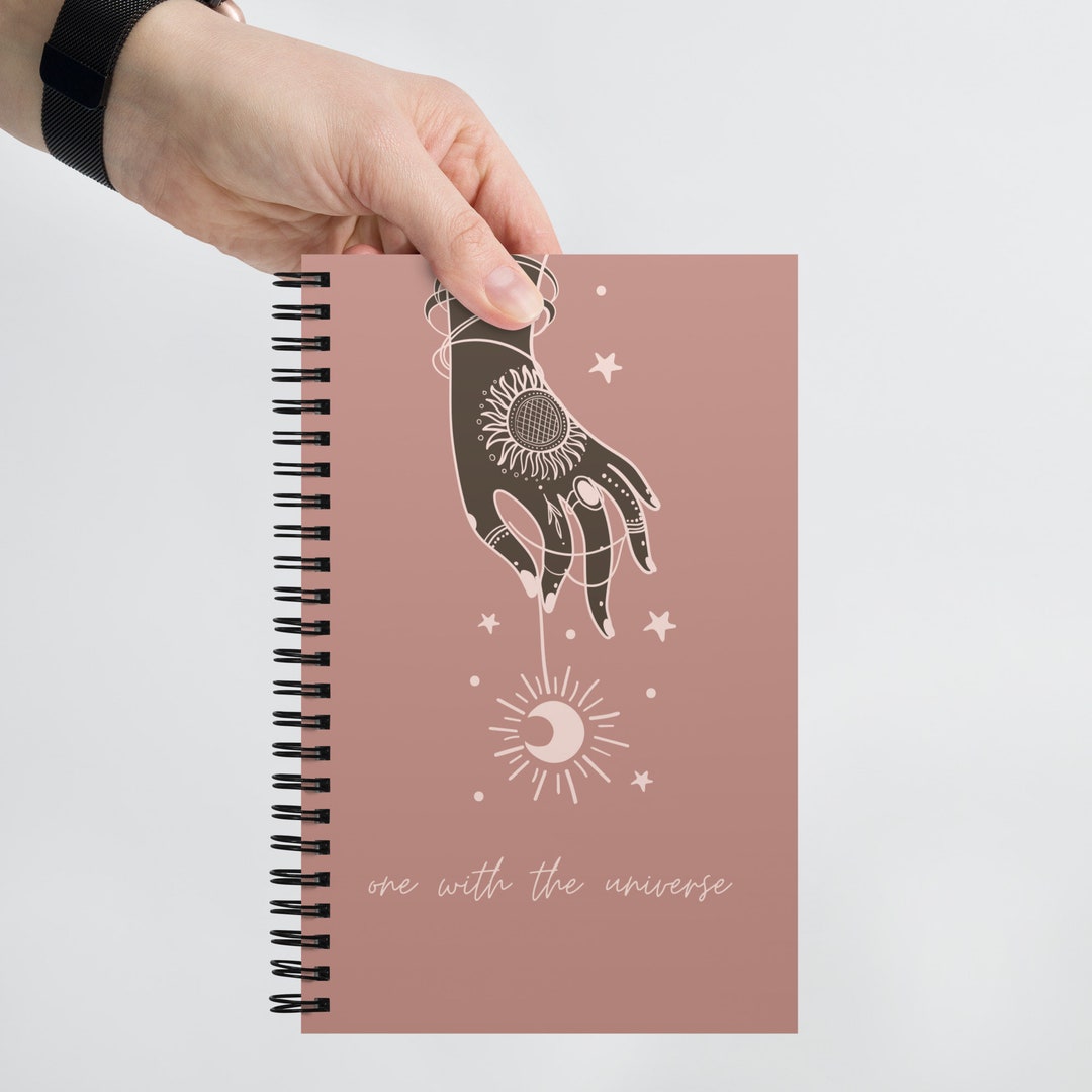 Spiral One With Universe Notebook | Soft Cover Journal | Inspirational ...