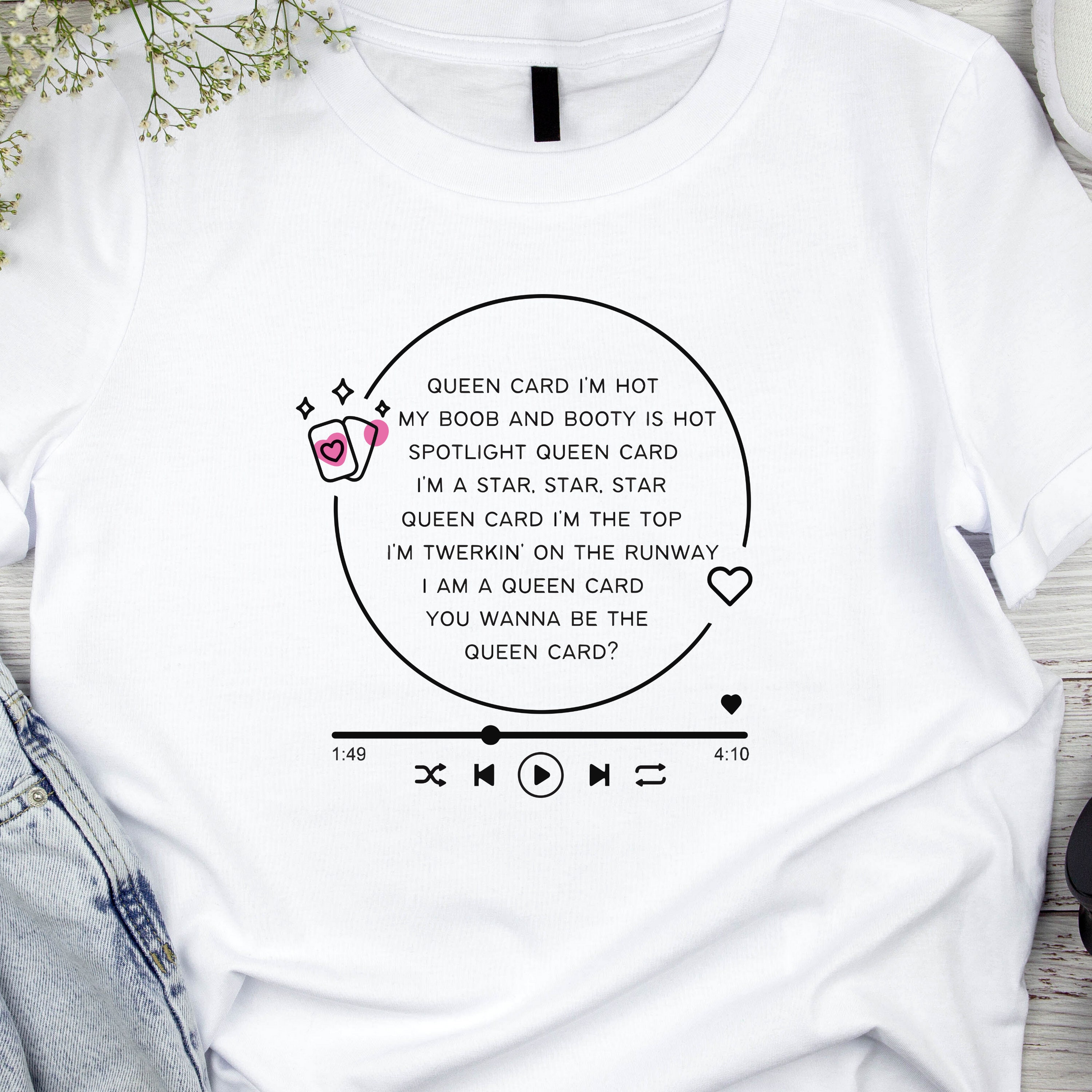 Queen Card GI-DLE Music Player Svg Png, Queencard Logo, Kpop Svg, GI ...