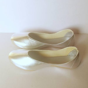 Silver Bridal Flatswedding Flatswomen Ballet Flatswomen - Etsy