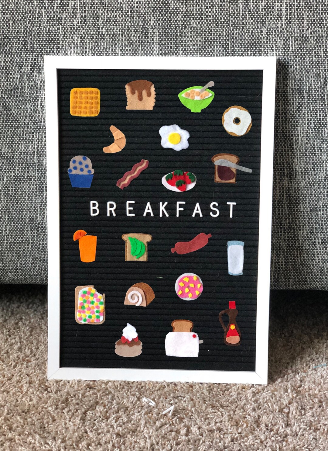 Breakfast Letterboard Accessories Set of 3 - Etsy