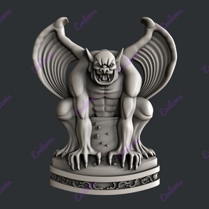 Emlems Silicone Mould Small Gargoyle, Perfect for Resin, Wax Melts ...
