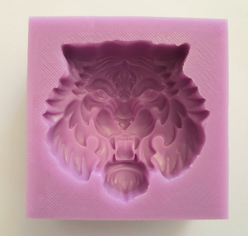 Tiger Face Silicone Mould for Resin Cake Toppers Clay Etc - Etsy
