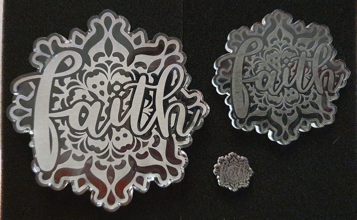 Large Mandala Faith Plaque Silicone Mould for Resin and Food | Etsy