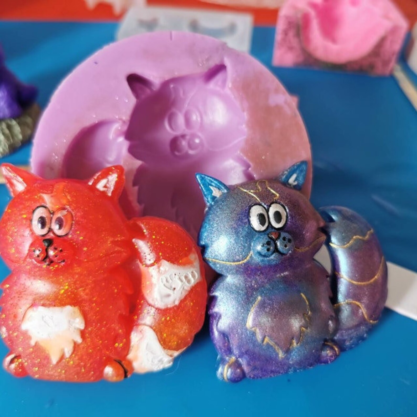 Cat Food Safe Silicone Mould for Cake Toppers Fondant - Etsy