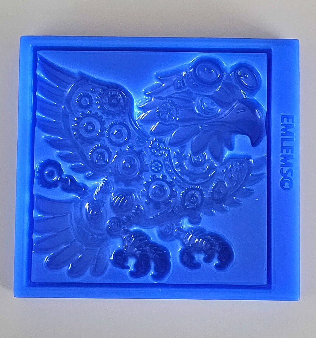 Emlems Steampunk Eagle Silicone Mould for Cake Toppers, Resin, Clay ...