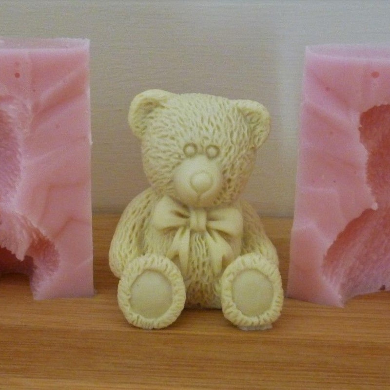 3d Bear Silicone Molds - Etsy