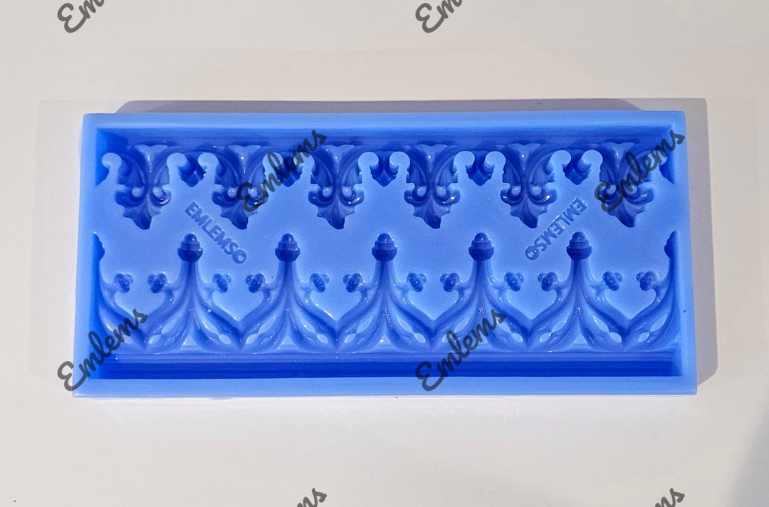 Emlems New Gothic Borders Church Castle Arches Silicone Mould for Resin ...