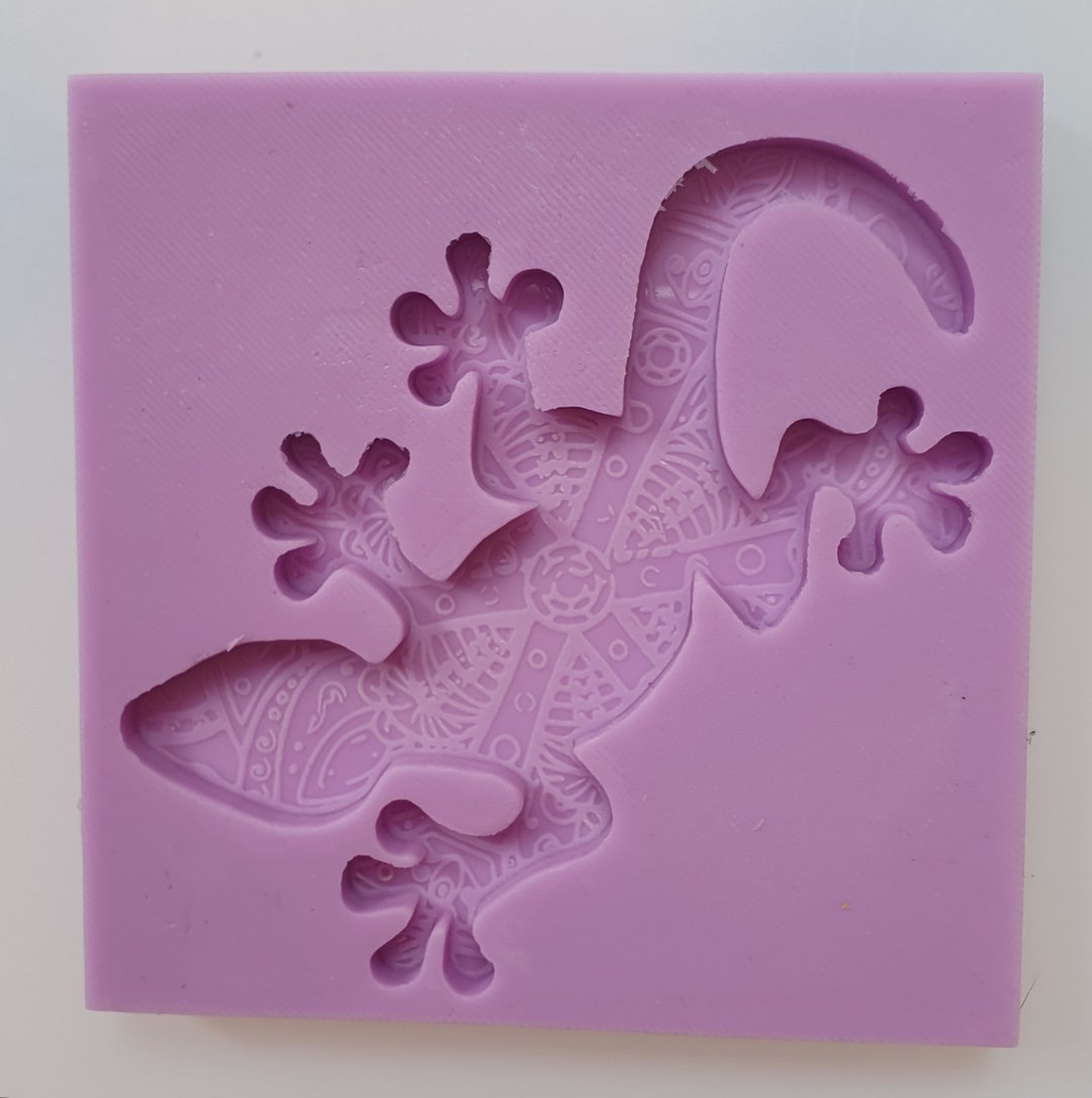 Mandala Lizard 001 Silicone Mould for Cake Toppers, Fondant Etc - Etsy