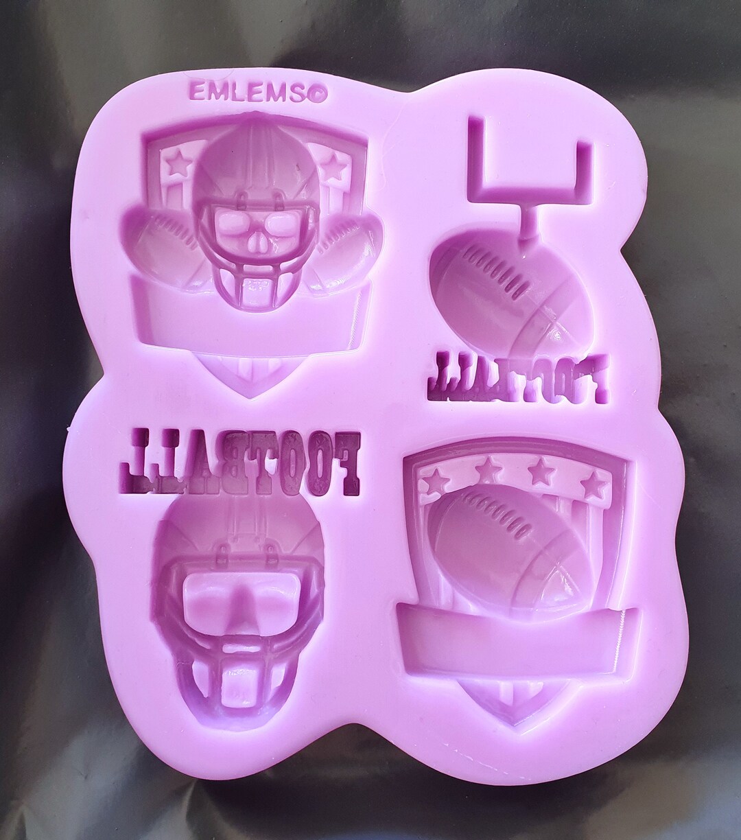 American Football 001 Silicone Mould for Resin, Clay, Metal and Food ...