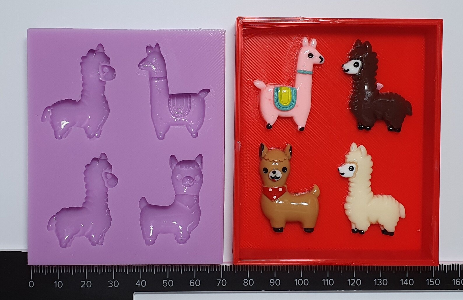 Llamas Silicone Mould Food Safe for Cake Toppers Resin - Etsy