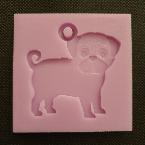 Pug Cake Topper - Etsy