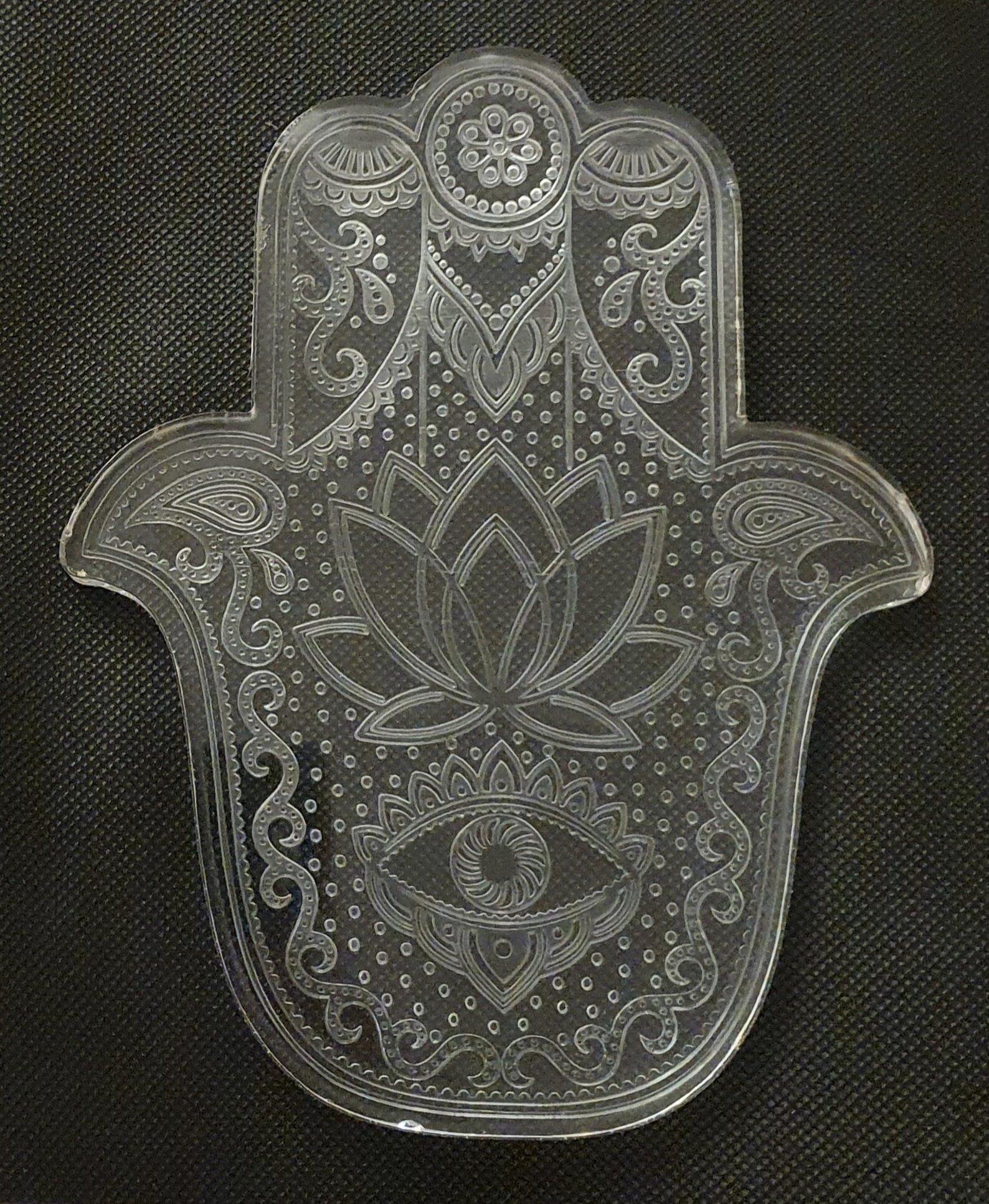 Large Hamsa Hand Silicone Mould Food Safe for Cake Toppers, Resin ...