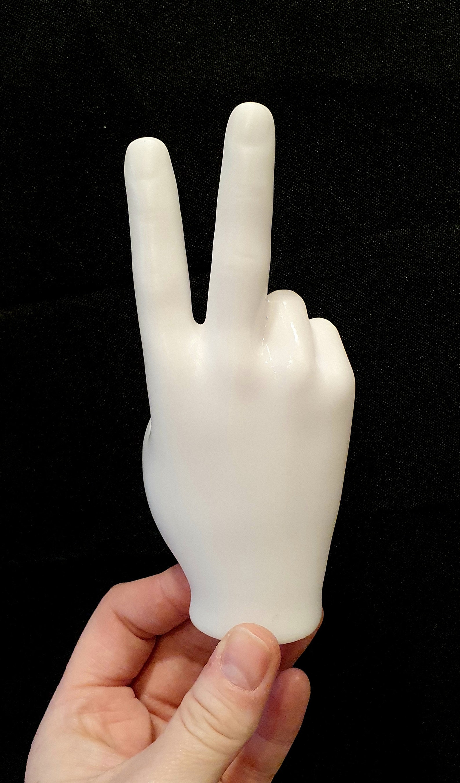 Silicone Mould Peace Sign, Two Fingers Hand Gesture for Resin, Wax ...