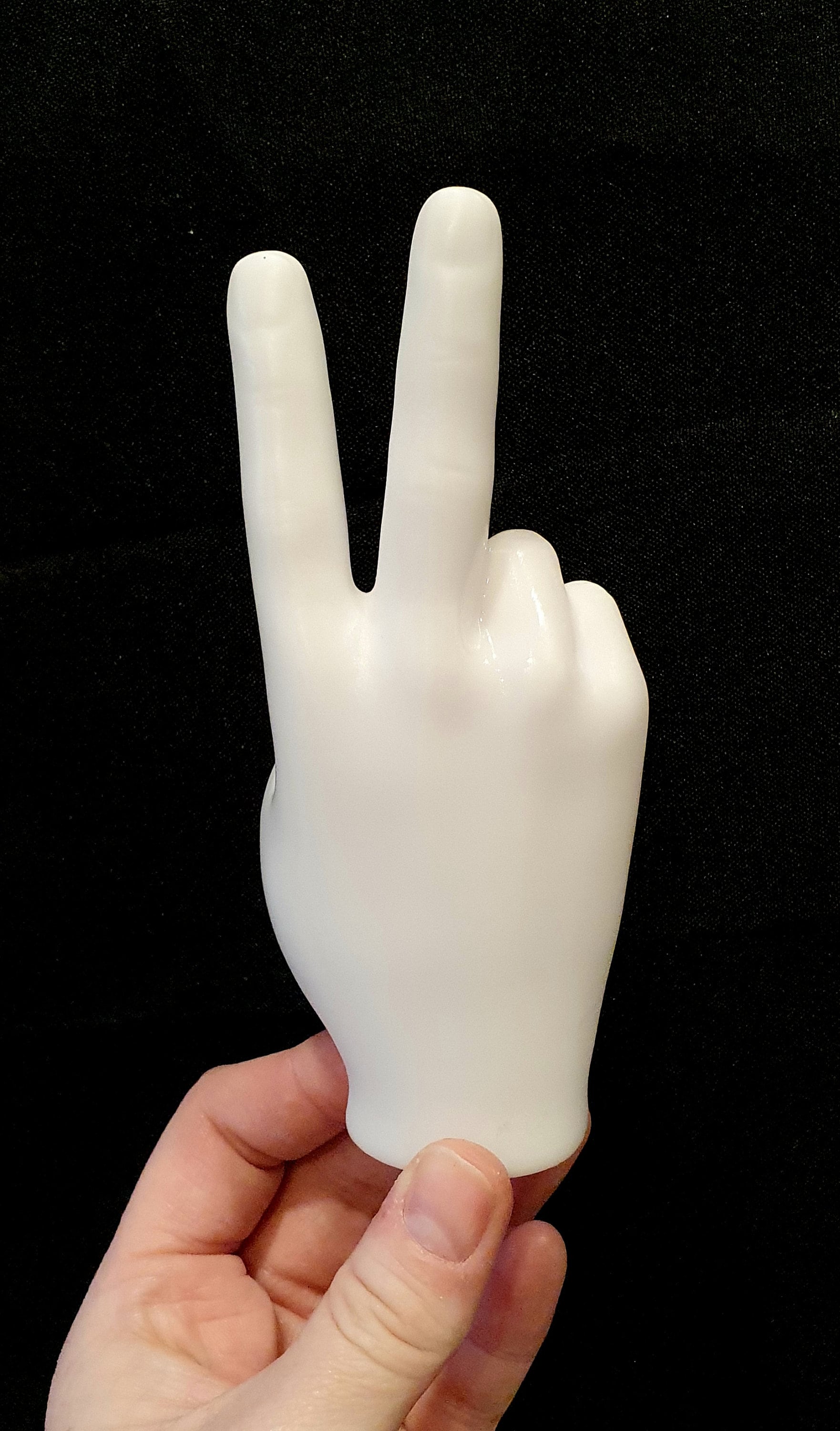 Craft Supplies & Tools Molding & Casting Peace Sign Flexible Plastic ...