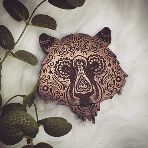 Mandala Tiger Silicone Mould for Resin, Cake Toppers, Clay Etc - Etsy