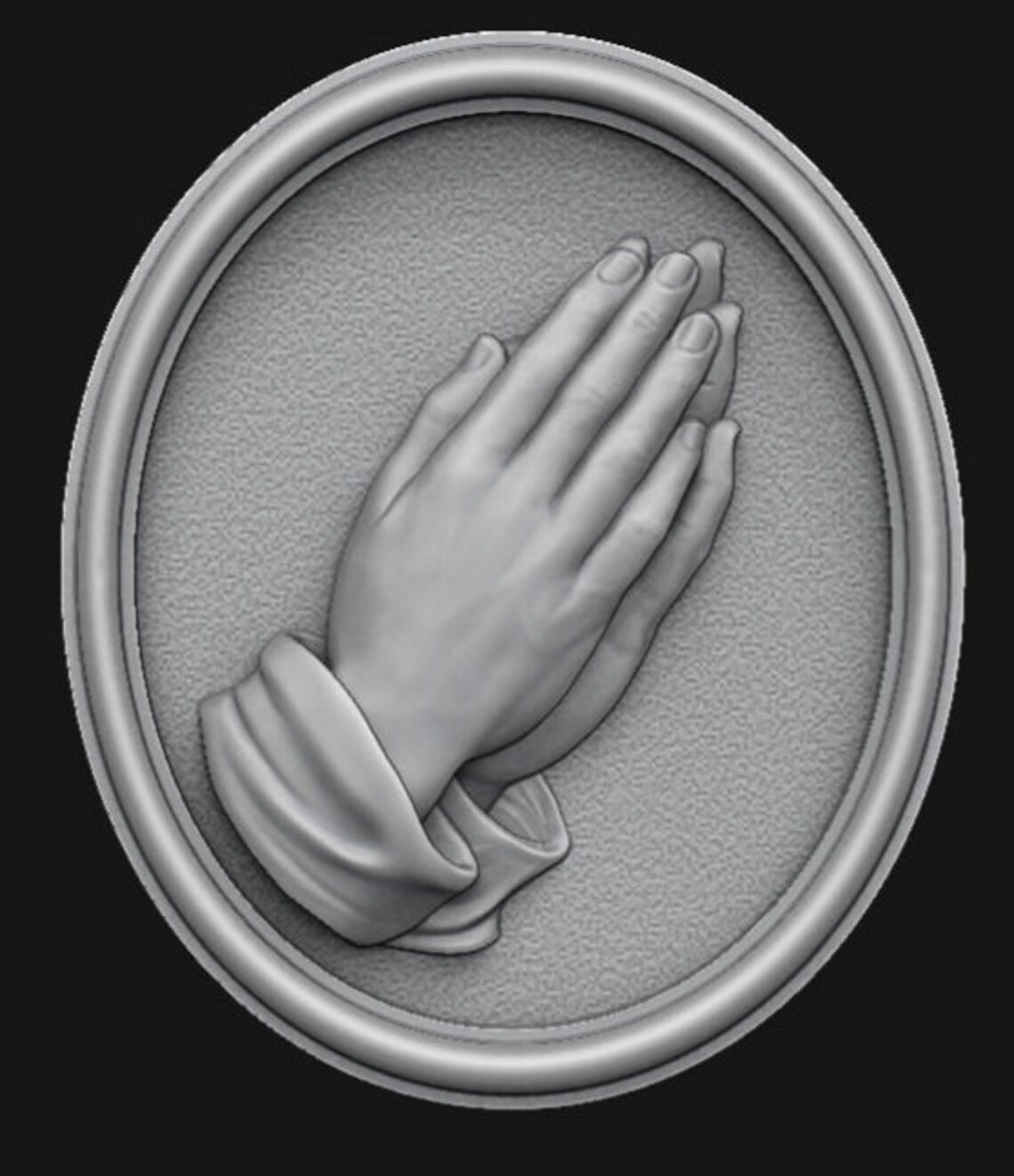 Praying Hands Medallion Silicone Mould for Resin and Food Safe for Cake ...