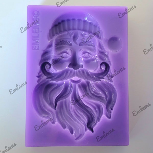 Santa Face Mold - Etsy