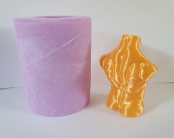 2 Inch Male Torso Silicone Mould Food Safe for Cake Toppers | Etsy