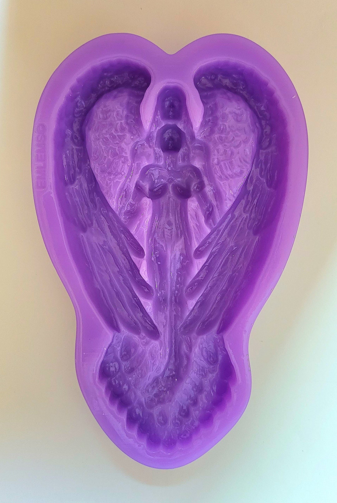 Emlems New Male and Female Intertwined Angels Silicone Moulds. for Use ...