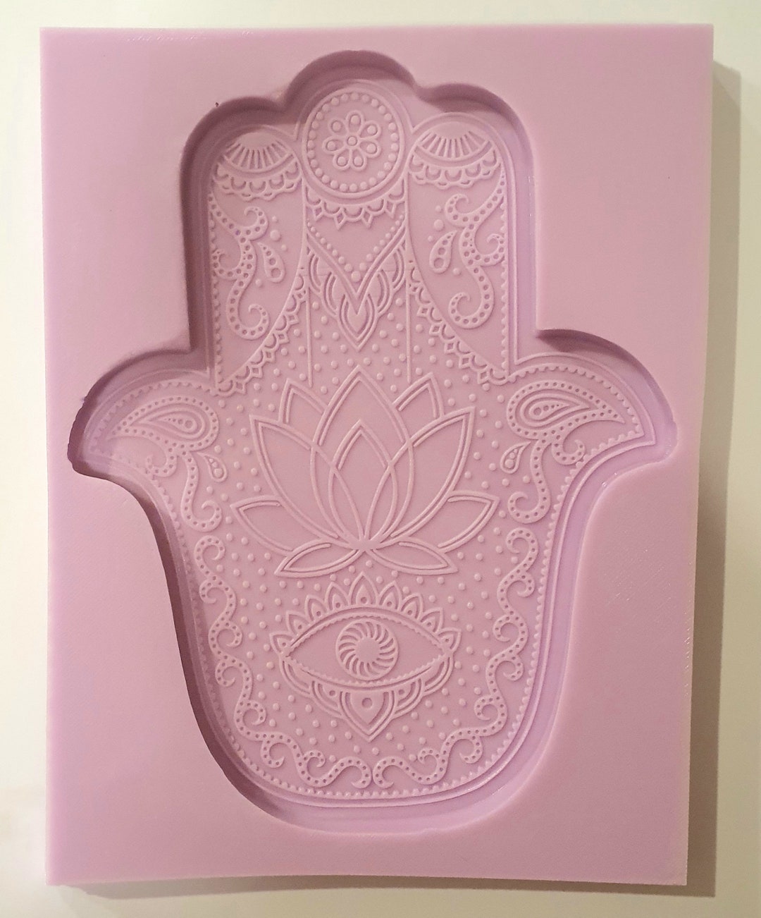 Large Hamsa Hand Silicone Mould Food Safe for Cake Toppers, Resin ...