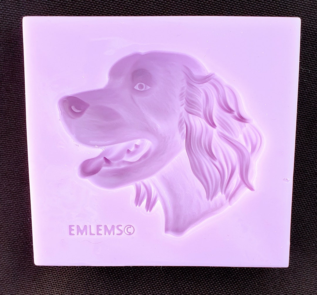 Setter Spaniel Dog Silicone Mould Food Safe for Cake Toppers, Resin ...
