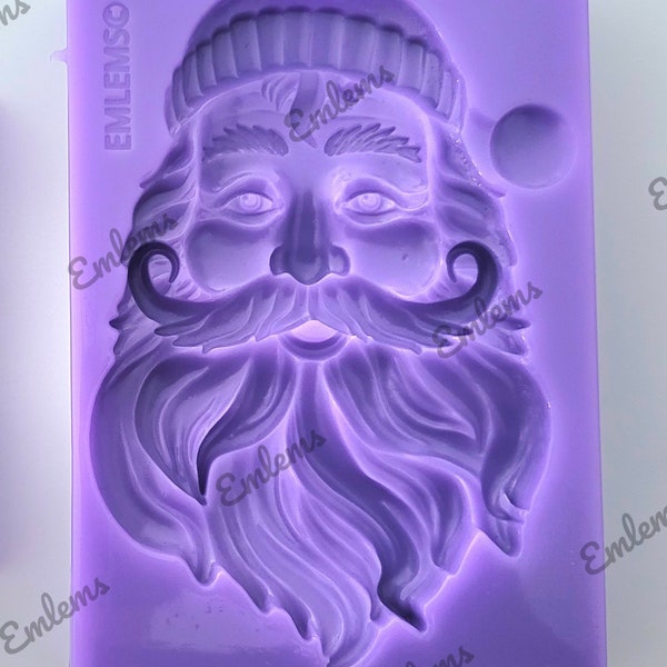Santa Face Mold - Etsy