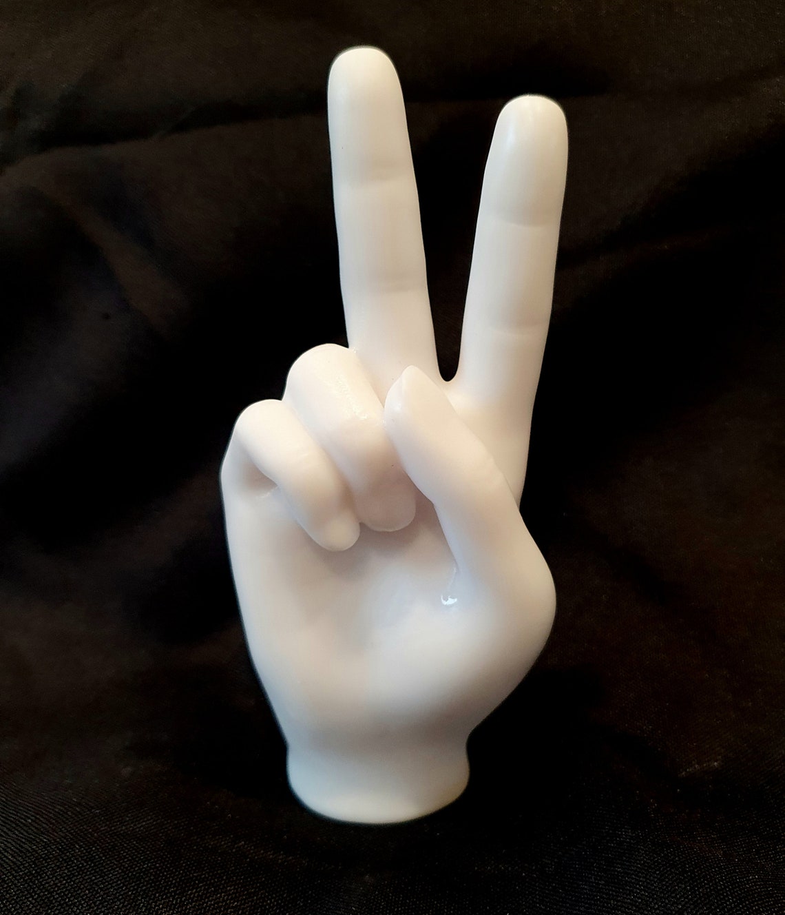 Silicone Mould Peace Sign, Two Fingers Hand Gesture for Resin, Wax ...