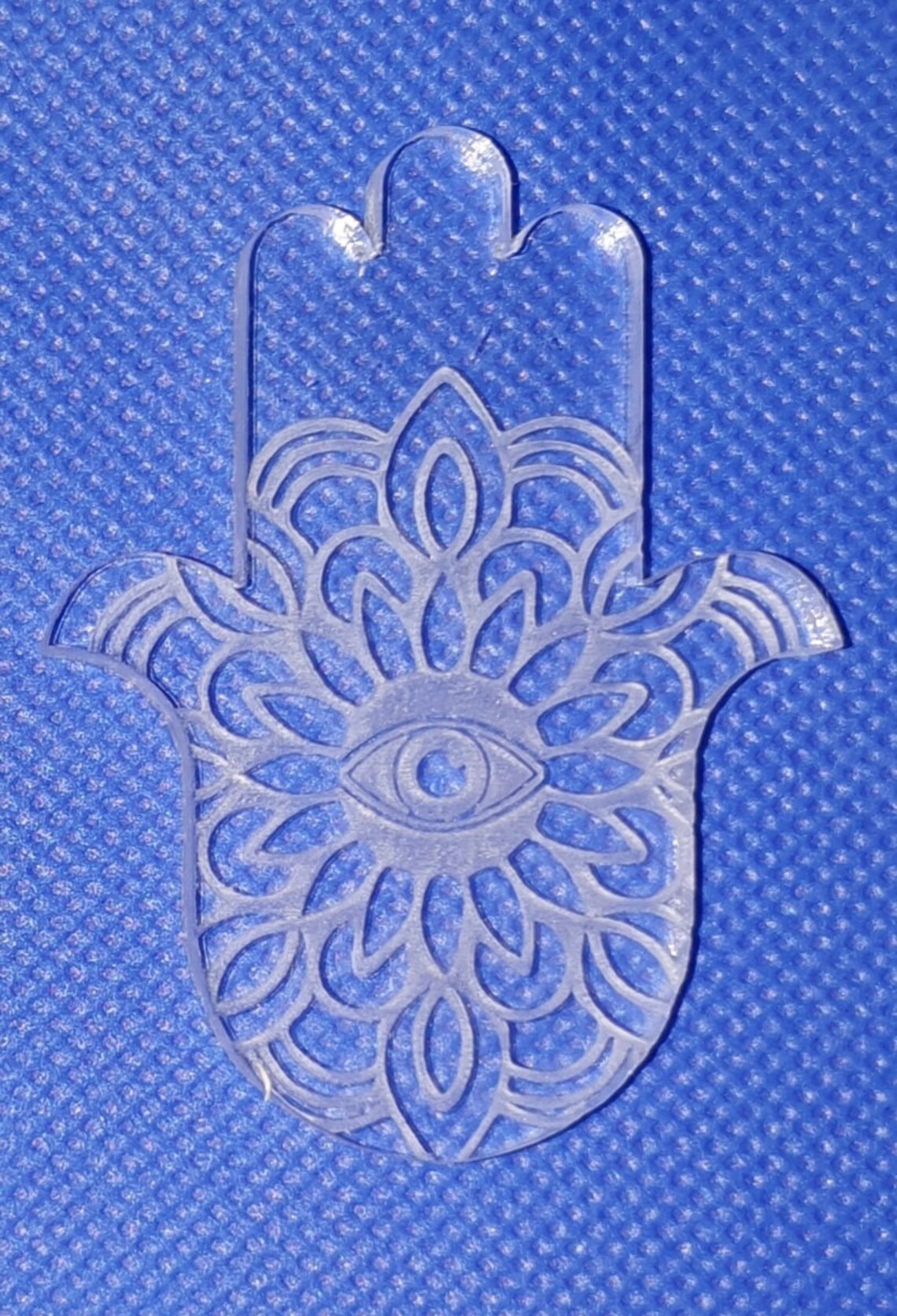 Small Mandala Hamsa Hand Silicone Mould Food Safe for Cake Toppers ...