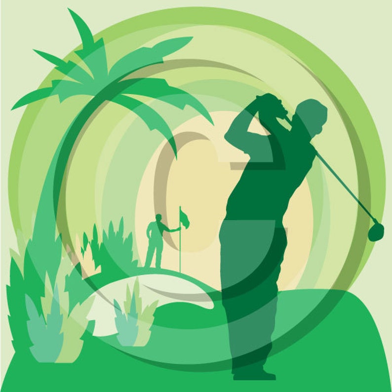 Golf Clip Art Clipart Personal or Commercial Use Royalty Free - Etsy