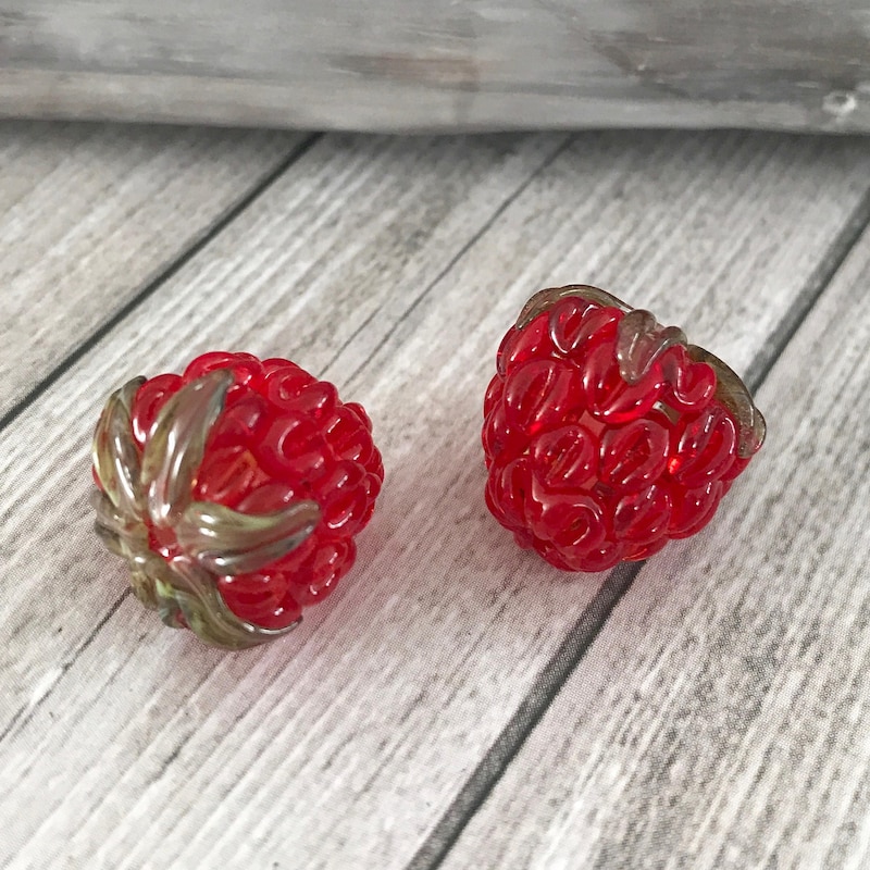 Orange Lampwork Beads - Etsy