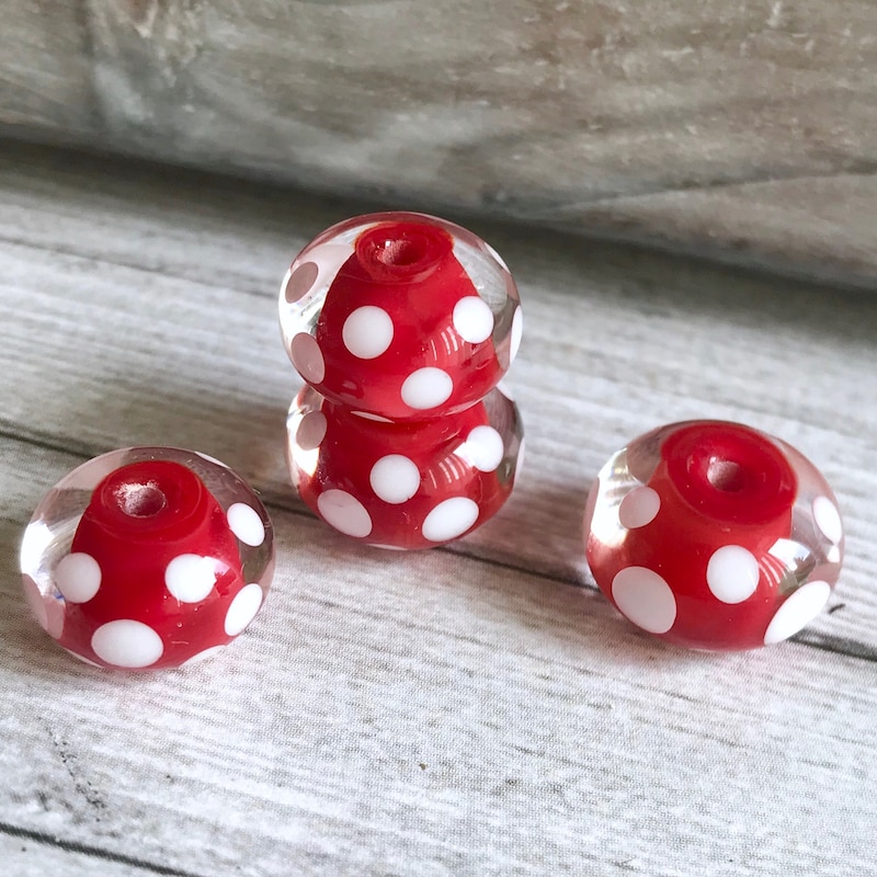 Polka Dot Beads - Etsy
