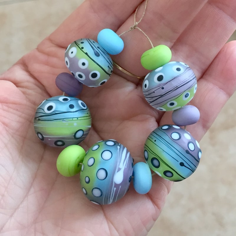 Lampwork Beads Set - Etsy