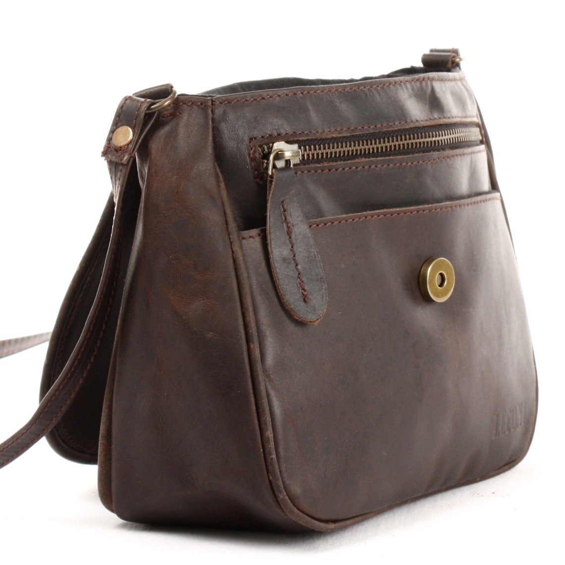 LECONI Small Shoulder Bag Leather Bag Shoulder Bag Shoulder | Etsy