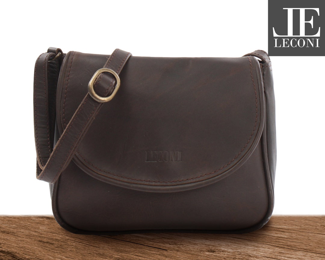 LECONI Small Shoulder Bag Leather Bag Women's Bag Shoulder Bag Leather ...