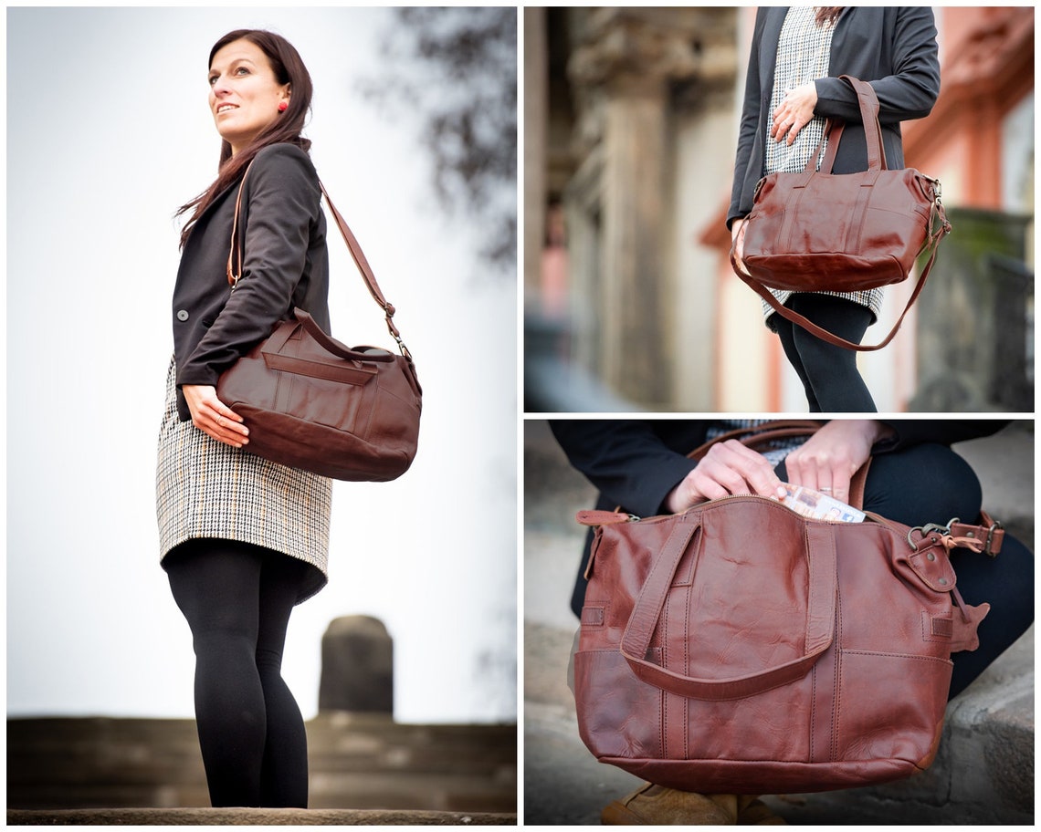 LECONI Shopper Shoulder Bag Handle Bag Women's Bag Vintage - Etsy