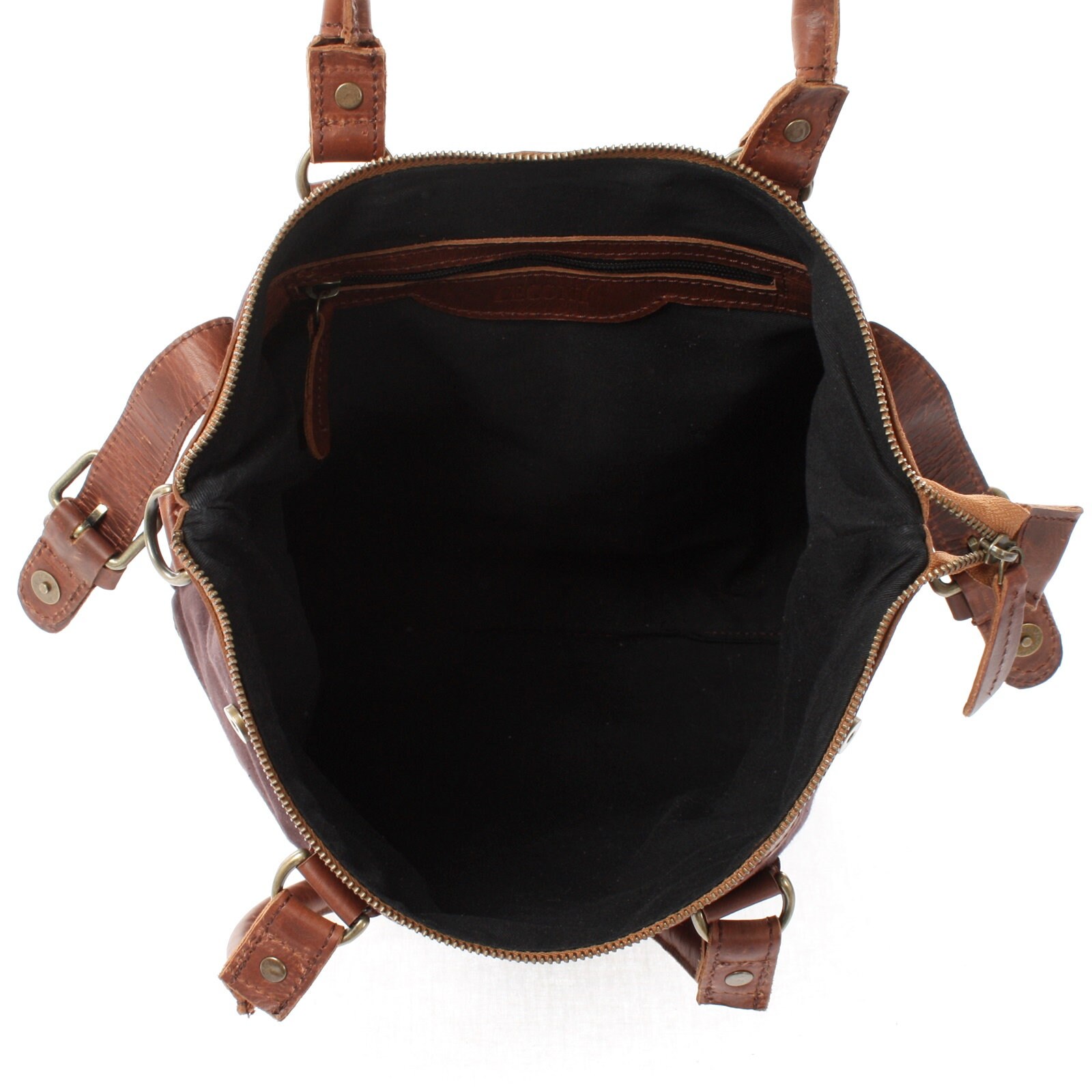 LECONI Shoulder bag Handbag small shopper genuine leather | Etsy