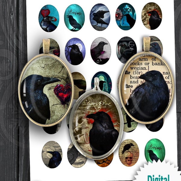 Raven Printable - Etsy